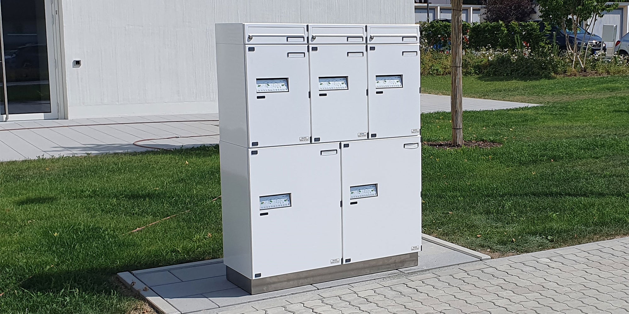 Paketbox-Anlage von BURG-WÄCHTER - Ideal für Mehrfamilienhäuser und Büros