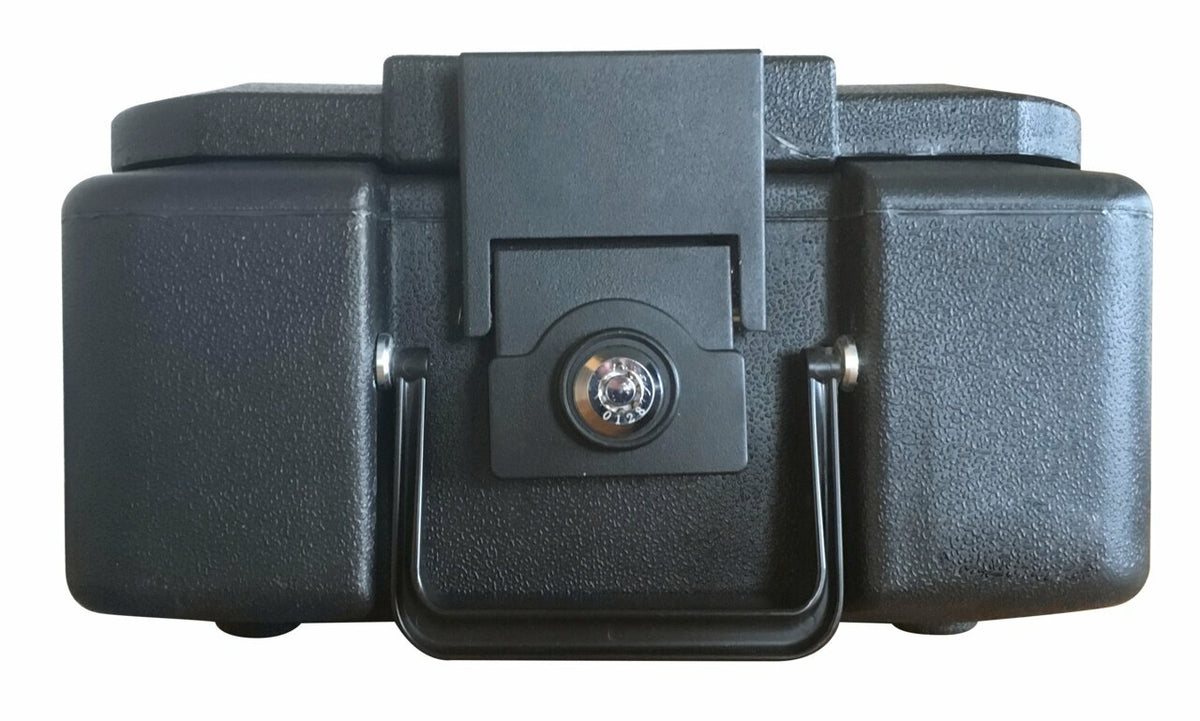Document Storage Fireproof A4 Document Deed Box Safe Chest - Black ...